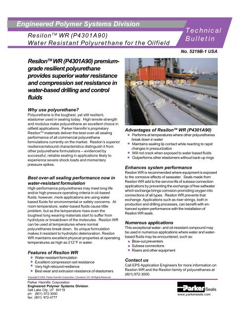 Resilon for Oilfield - Darcoid