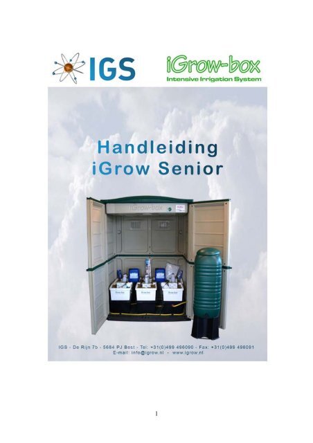 iGrow senior handleiding - Inventive Grow Systems