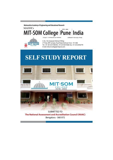 MIT-SOM College, Pune.