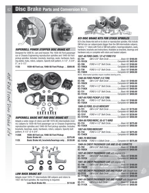 Parts and Conversion Kits - Heinzman Street Rods