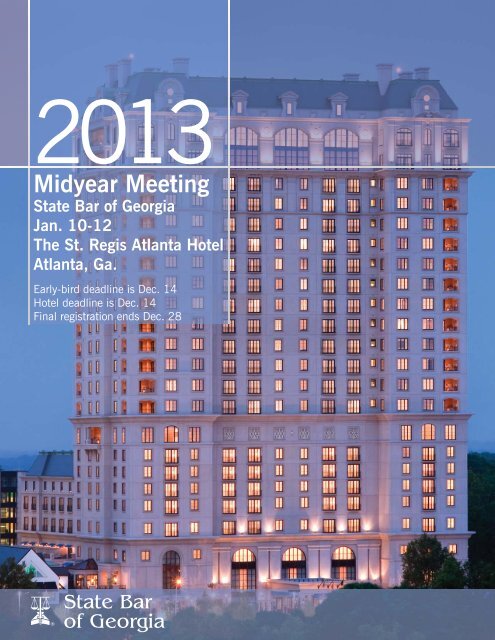 MY13 Brochure - State Bar of Georgia