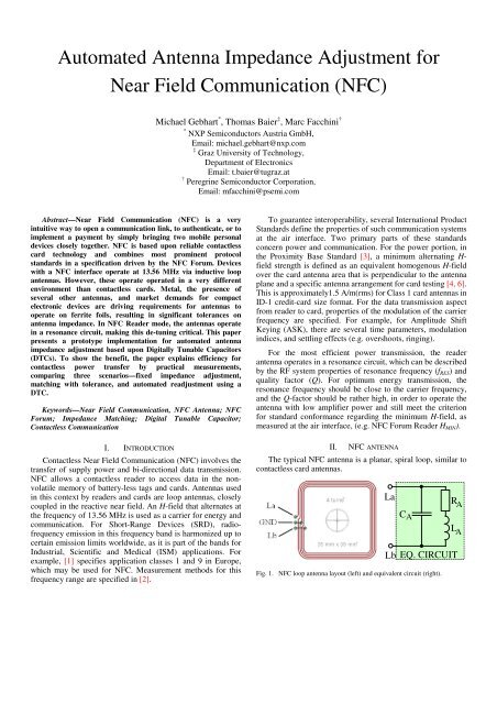 Automated Antenna Impedance Adjustment for Near Field ...