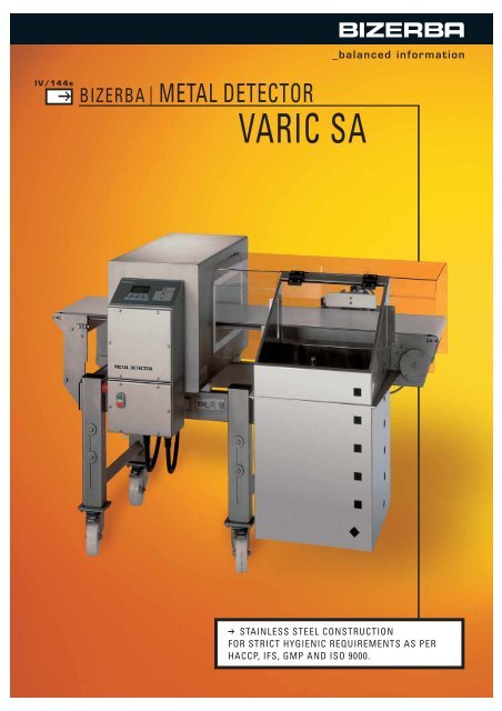 Product Brochure - Bizerba USA, Inc.