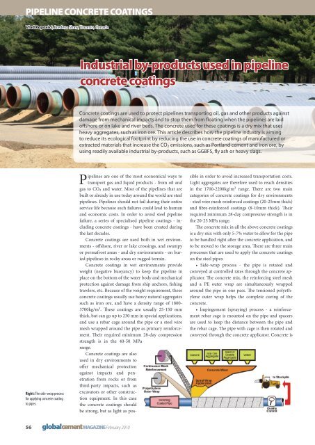 Industrial By-Products Used in Pipeline Concrete ... - Bredero Shaw