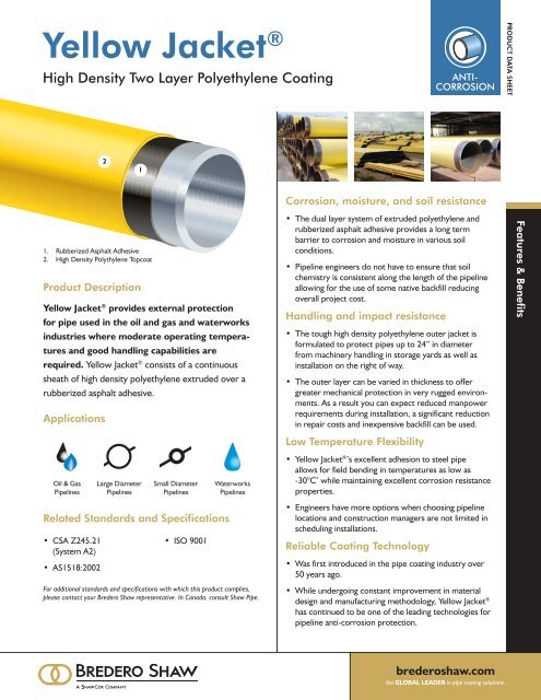 Yellow Jacket® - Bredero Shaw