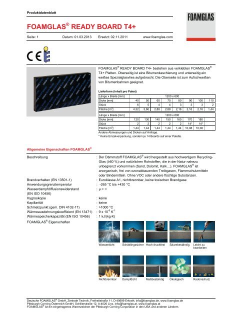FOAMGLAS READY BOARD T4+