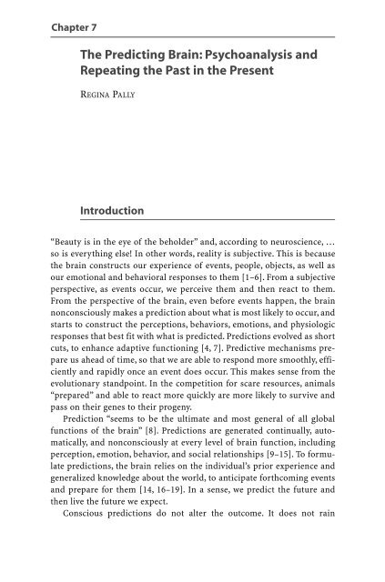 The Predicting Brain - UCSF Department of Psychiatry