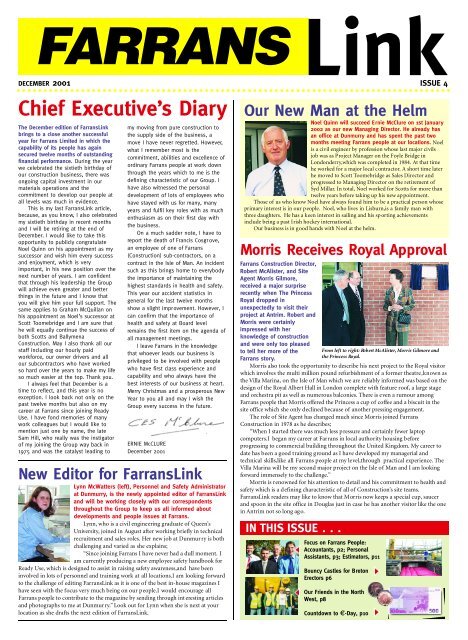 December 2001 - Northstone (NI)