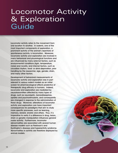 Locomotor Activity & Exploration Guide