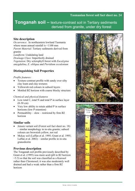 F S Fact Sheet 24 - The Forest Practices Authority