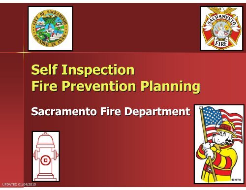 Self Inspection Fire Prevention Planning - Sacramento Fire ...