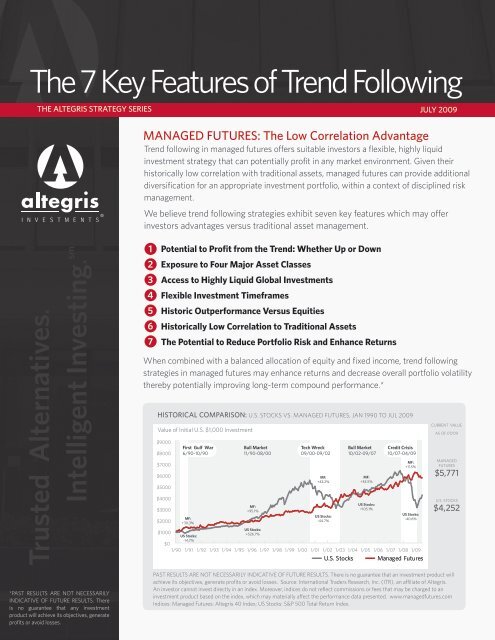 The 7 Key Features of Trend Following