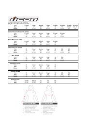 Icon Sizing Chart - Aerodyne