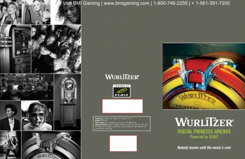 Wurlitzer Digital Princess Brochure - BMI Gaming