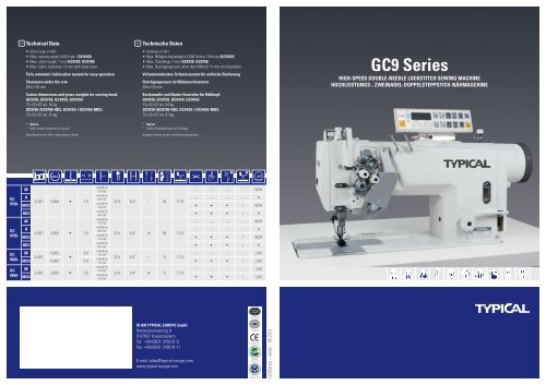 GC9 Series - Typical