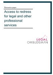 Formal complaint letter template - Legal Ombudsman