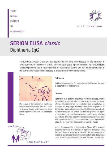 SERION ELISA classic Diphtheria IgG