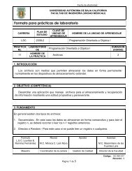 Formato para prácticas de laboratorio - LSC - Universidad ...