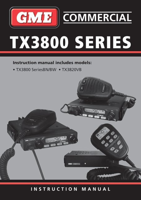 TX3800 SERIES - GME