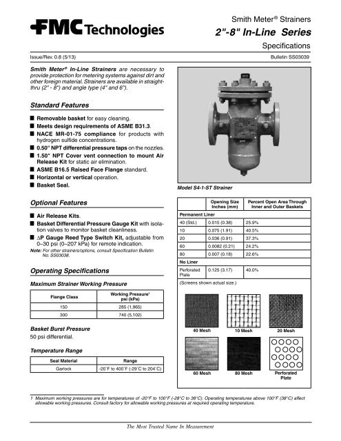SS03039 - Measurement Solutions - FMC Technologies