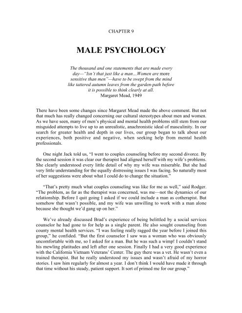 Male Psychologists At Work