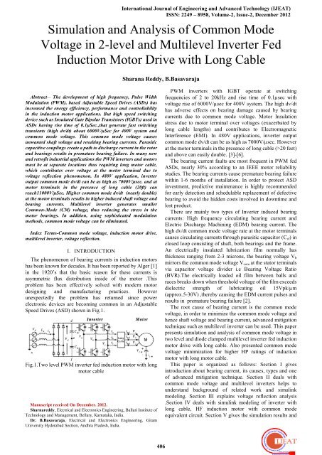 Simulation and Analysis of Common Mode Voltage in 2-level and ...