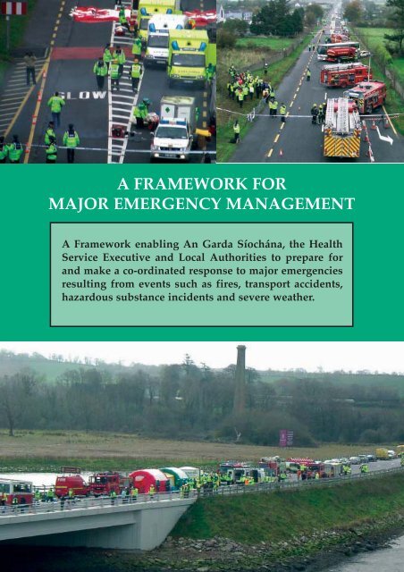 A Framework for Major Emergency Management - The Department ...