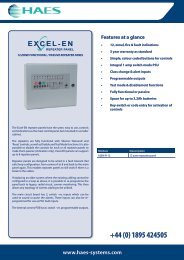 Excel-EN Data Sheet - Haes Systems