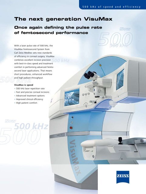 The next generation VisuMax - Carl Zeiss International