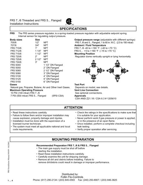!FRG install - Follin Flo-Controls