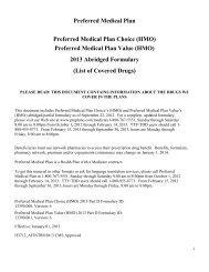 Sample Transition Letter - Medicare Plan