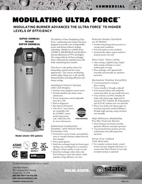 ULTRA FORCEâ ¢ - State Industries