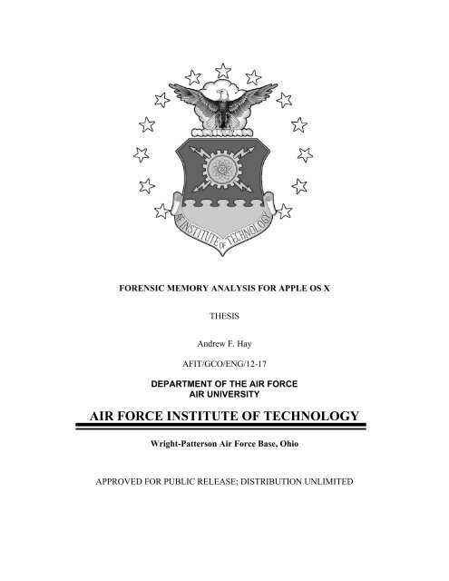 forensic memory analysis for apple os x - Reverse Engineering Mac ...