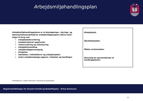ArbejdsmiljÃ¸handlingsplan skabelon - OBS gem med lokalt navn