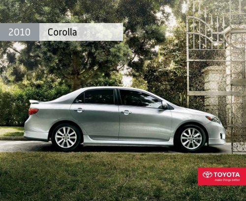 2010 Corolla - Toyota Canada