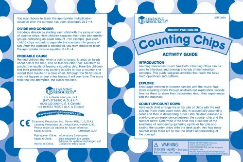 Two-Color Counting Chips - Learning Resources
