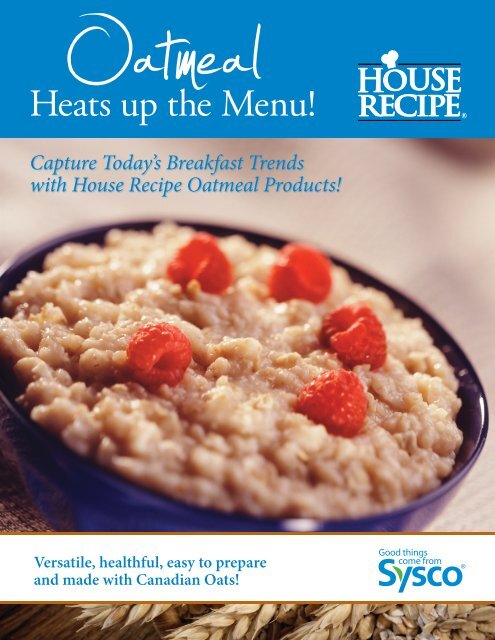 3269-Sysco-House Recipe-SS-ENG-v4.indd - Sysco Canada