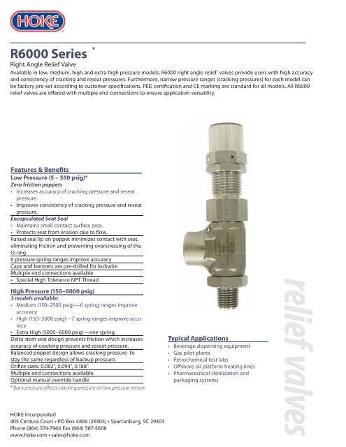 R6000 Series - Capital Valves
