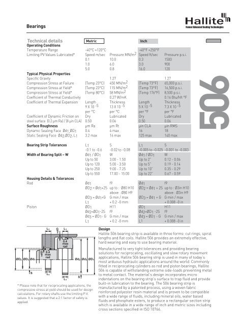 Type 506 - Hallite Seals Canada
