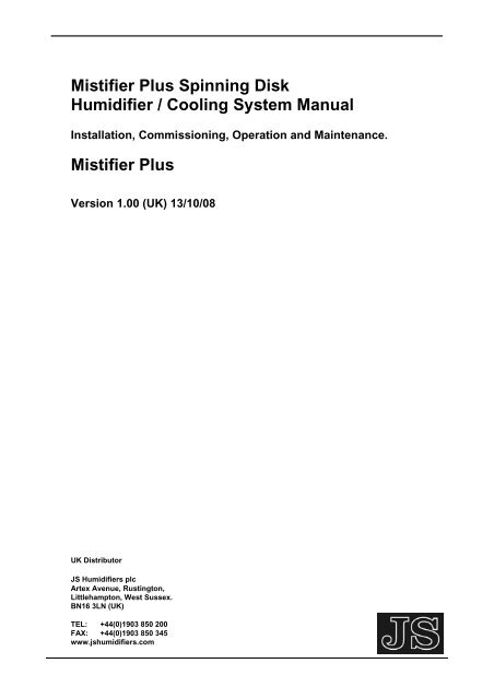 Mistifier Plus - Air and Water Centre