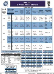Siemens DP Contactor Cross Reference Chart - EE Controls.com
