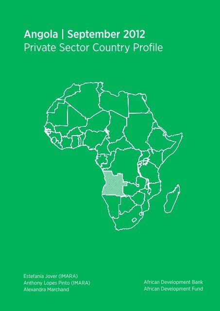 Angola - Private Sector Country Profile - African Development Bank