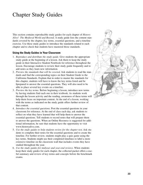 Chapter Study Guides - TCI