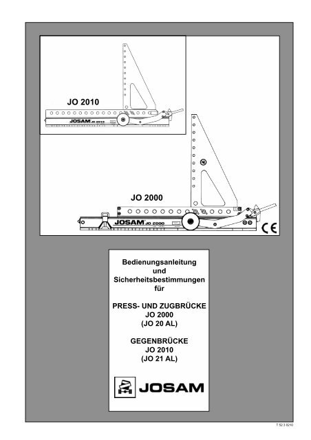 JOSAM frame press