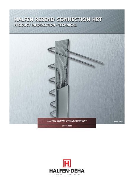 HALFEN REBEND CONNECTION HBT - SALAM Enterprises