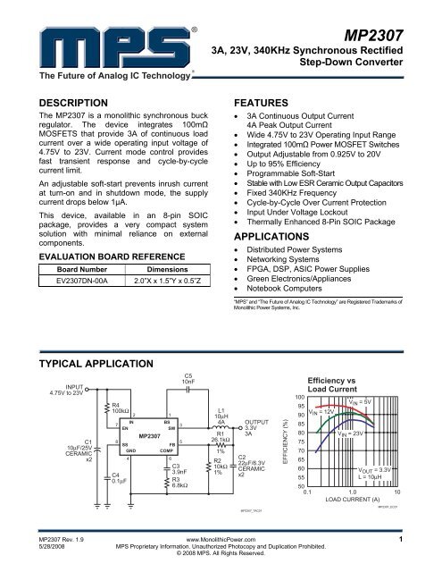 MP2307 datasheet - Adafruit