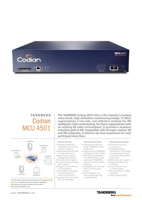 Codian MCU 4501 - VSGi