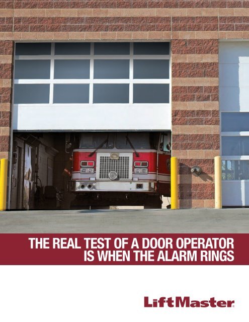 Firehouse Accessory Brochure - LiftMaster