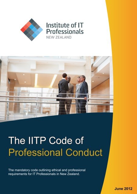 The IITP Code of Professional Conduct - Institute of IT Professionals ...