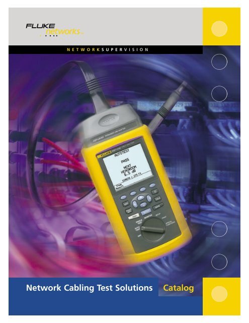 Fluke DSP4000 Digital Cable Analyzer Data Sheet - Mr Test ...